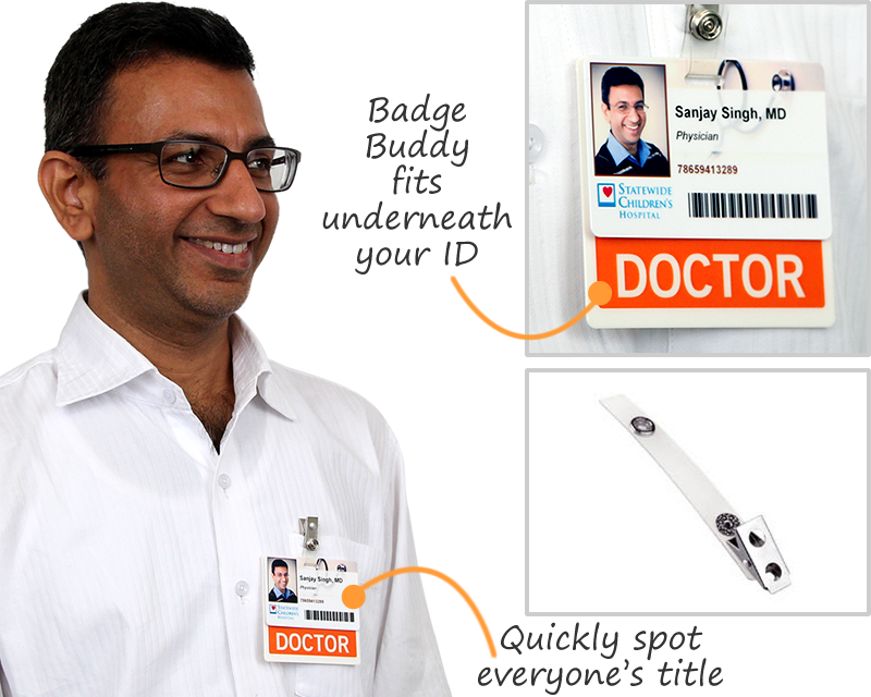 Badge Buddy Identity Badge Holder Fast Free Shipping
