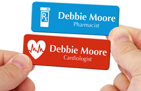 Medical Name Badges | Customizable Medical Employee ID Badge